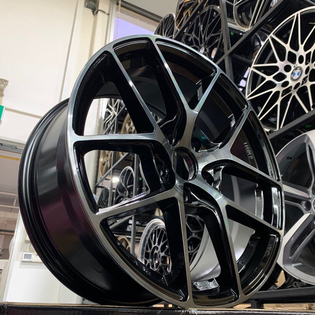 17” BBS Design Flow Form Sport Rims 5x114.3 , Car Accessories, Tyres & Rims on Carousell