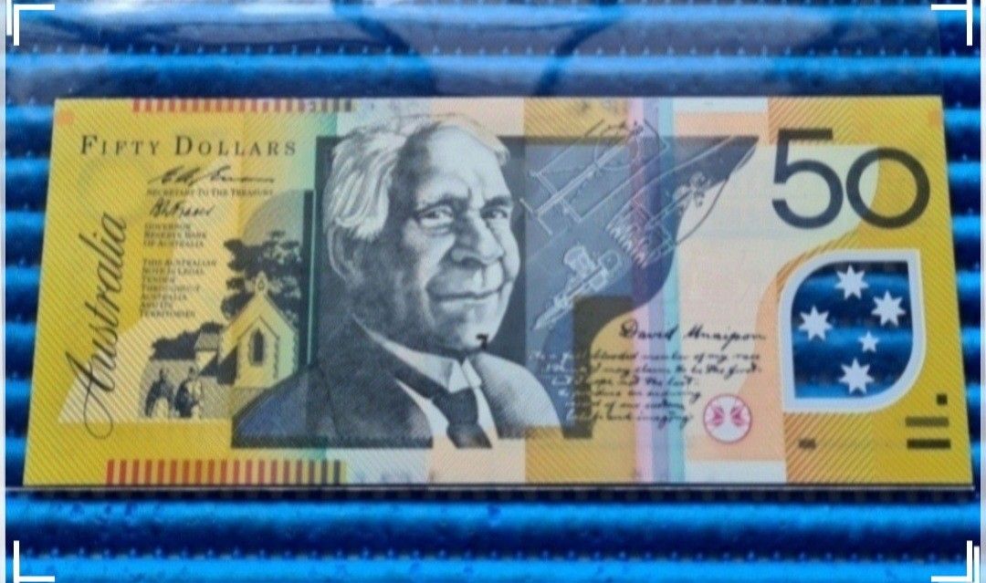 1995 Australian $50 Polymer Note BG 95377468 Dollar Banknote Currency ...