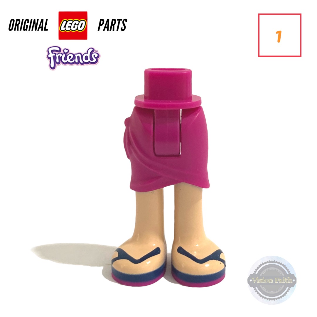 1. LEGO FRIENDS MINIFIGURE PARTS #11244 - HIPS AND SKIRT [LIGHT NAUGAT ...