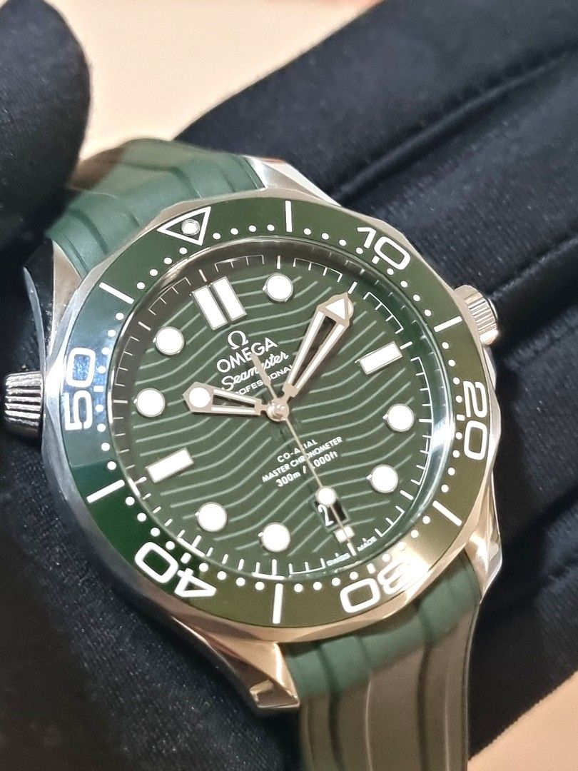 [2021] OMEGA SEAMASTER SEA MASTER GREEN SMPC CO-AXIAL CHRONOMETER ...
