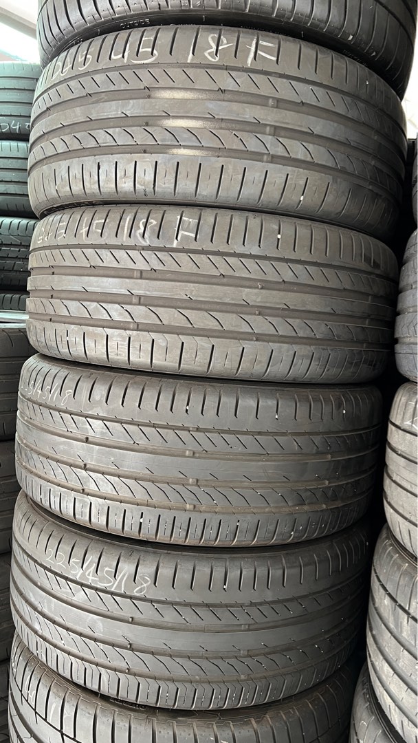 225/45/18 continental csc5, Car Accessories, Tyres & Rims on Carousell