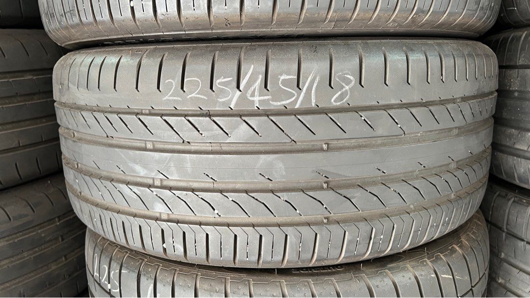 225/45/18 continental csc5, Car Accessories, Tyres & Rims on Carousell