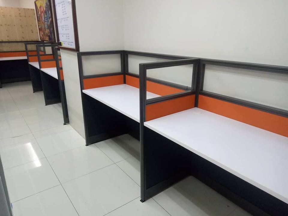 2 SEATER CUBICLE - FABRIC WITH GLASS PARTITION -, Furniture & Home ...