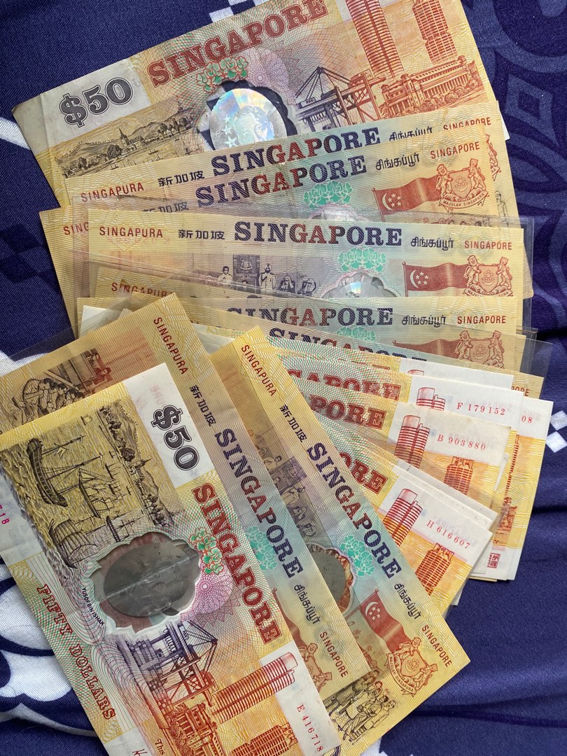 $50 parliament note | Singapore $50 plastic note $50 polymer note ...