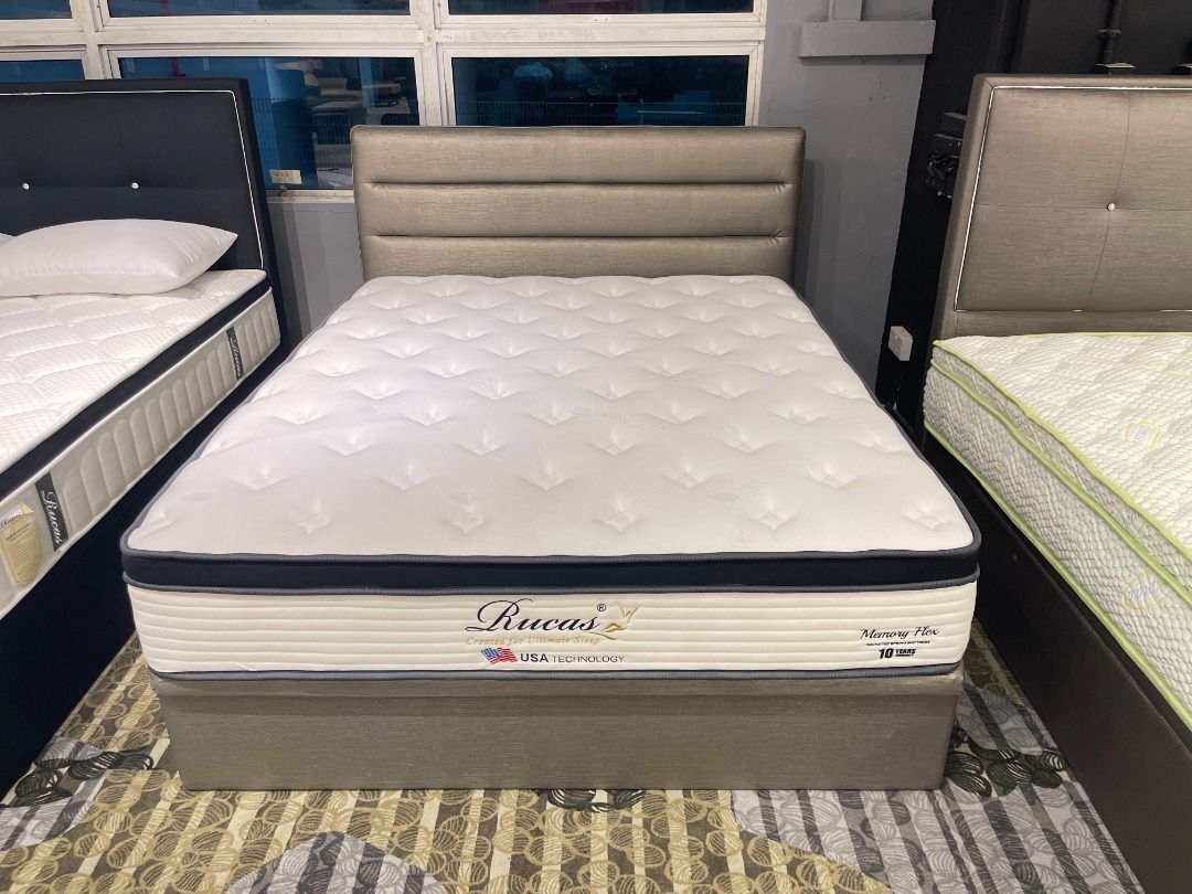 5 Feet Queen Size Storage Bed Frame, Furniture & Home Living, Furniture ...