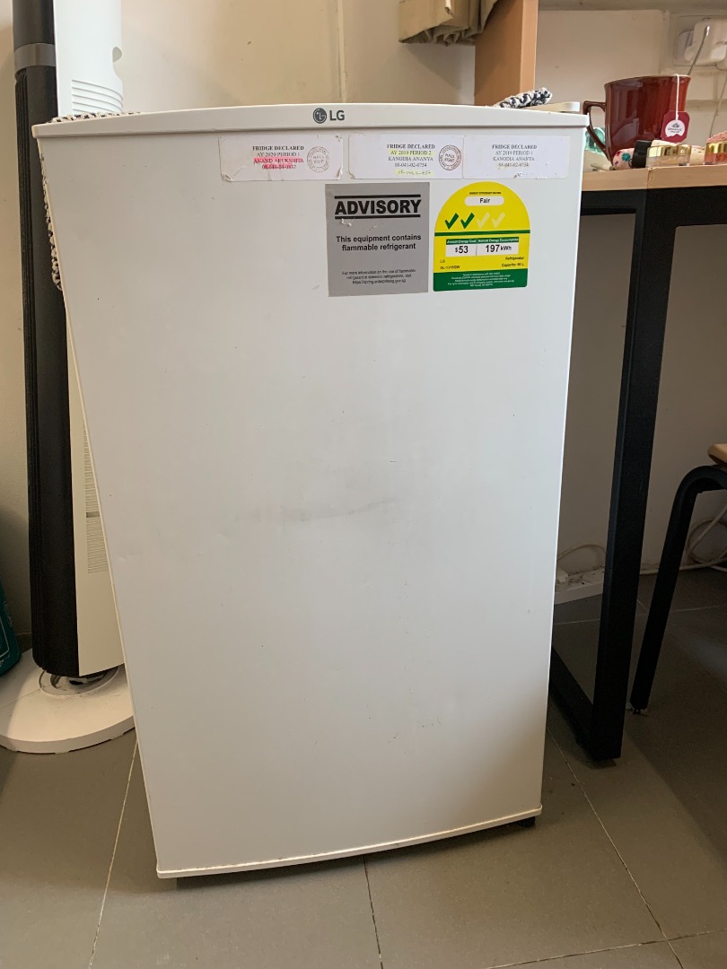 90 litres fridge, TV & Home Appliances, Kitchen Appliances ...