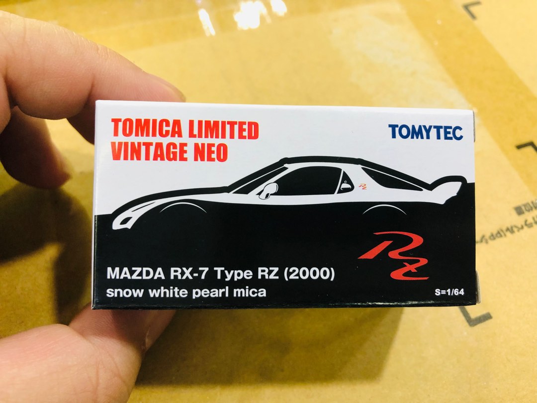現貨 Tomytec 1/64 HK Exclusive Mazda RX-7 Type RZ White 2000 Model 香港限定 ...