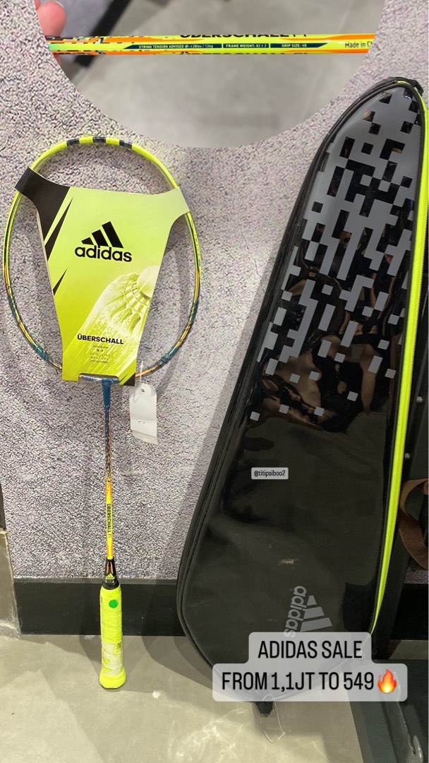 ADIDAS BADMINTON RACKET, Olah Raga, Perlengkapan Olahraga Lainnya di ...
