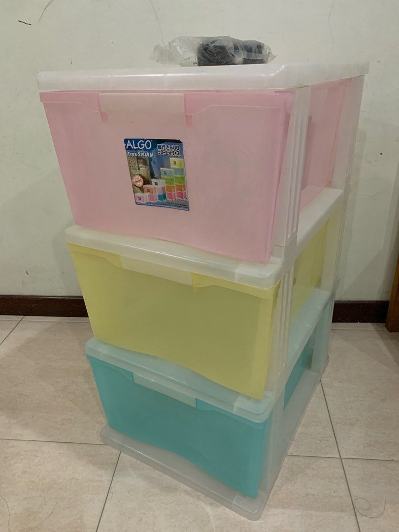 Algo Compact drawer/ stocker storage 3-Tier with 4 wheels, Furniture ...