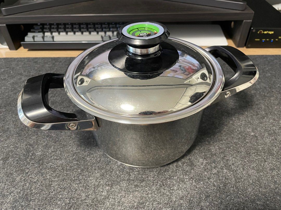 AMC Stainless Steel Pot 16cm 2.0L, Furniture & Home Living, Kitchenware ...