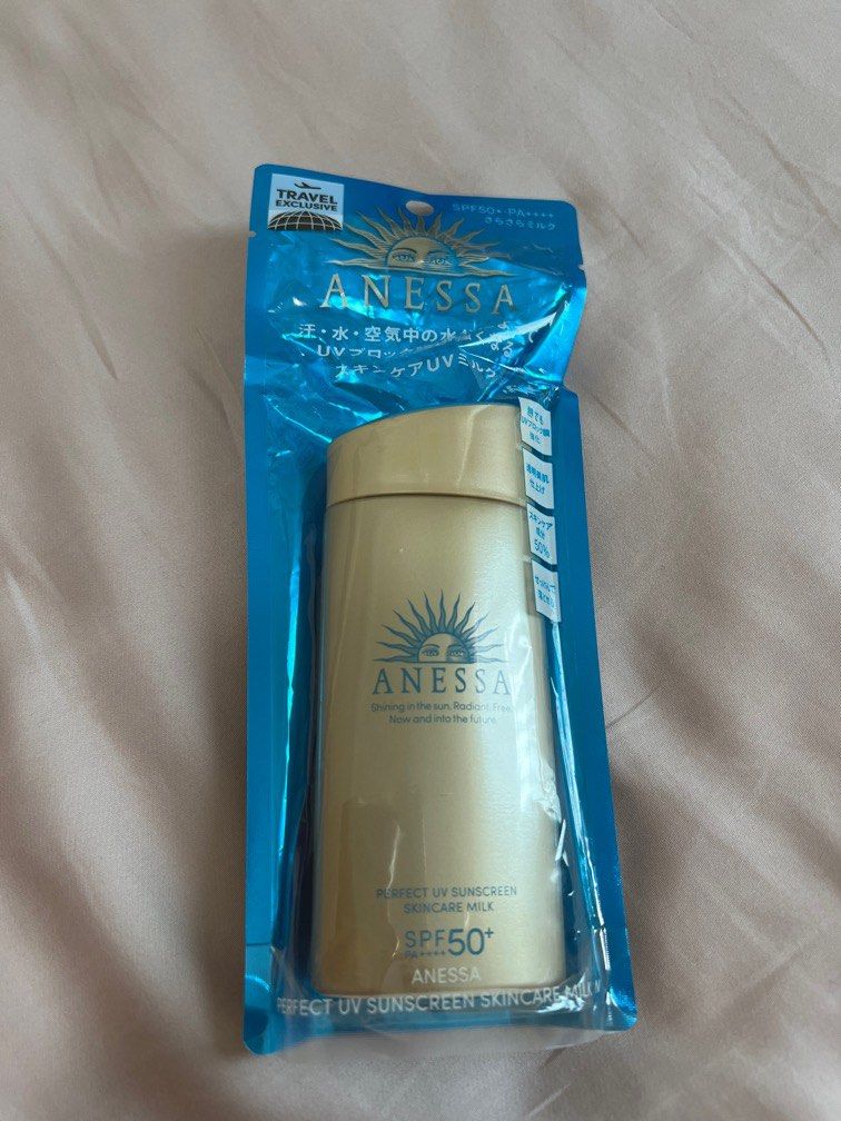 Anessa 90ml Perfect UV Sunscreen Skincare Milk, Beauty & Personal Care ...