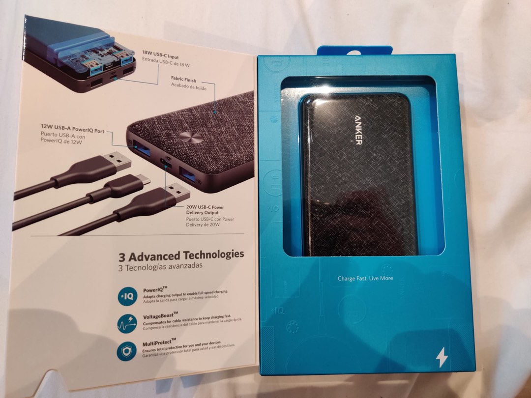 Anker Powercore 3 Sense Power bank, Mobile Phones & Gadgets, Mobile ...