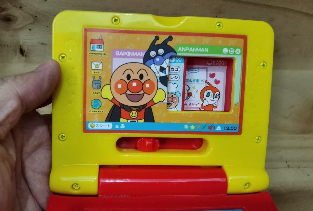 Anpanman Mini Personal Computer Play Set, Hobbies & Toys, Toys & Games ...