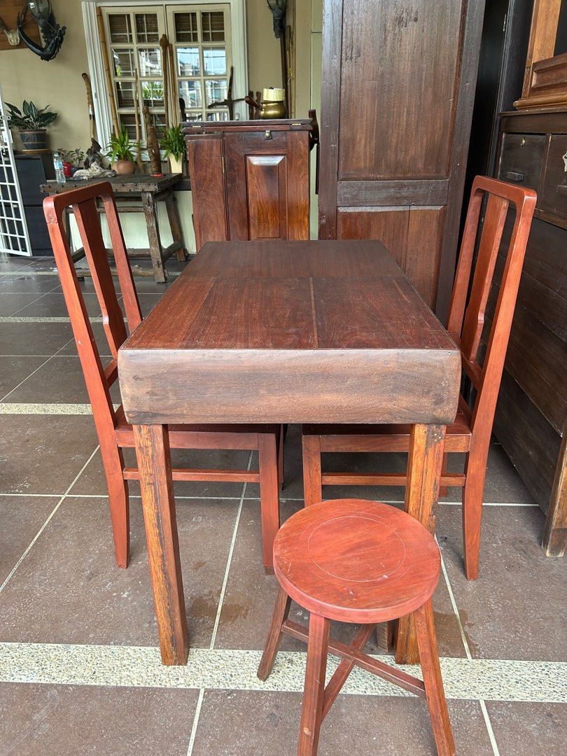 Antique Chengal Emas Tea Table Set, Hobbies & Toys, Collectibles ...