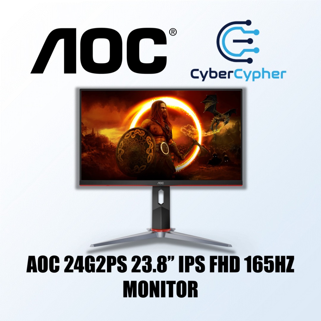 AOC 24G2PS 23.8" 165Hz IPS G-SYNC, MONITOR, Computers & Tech, Parts ...