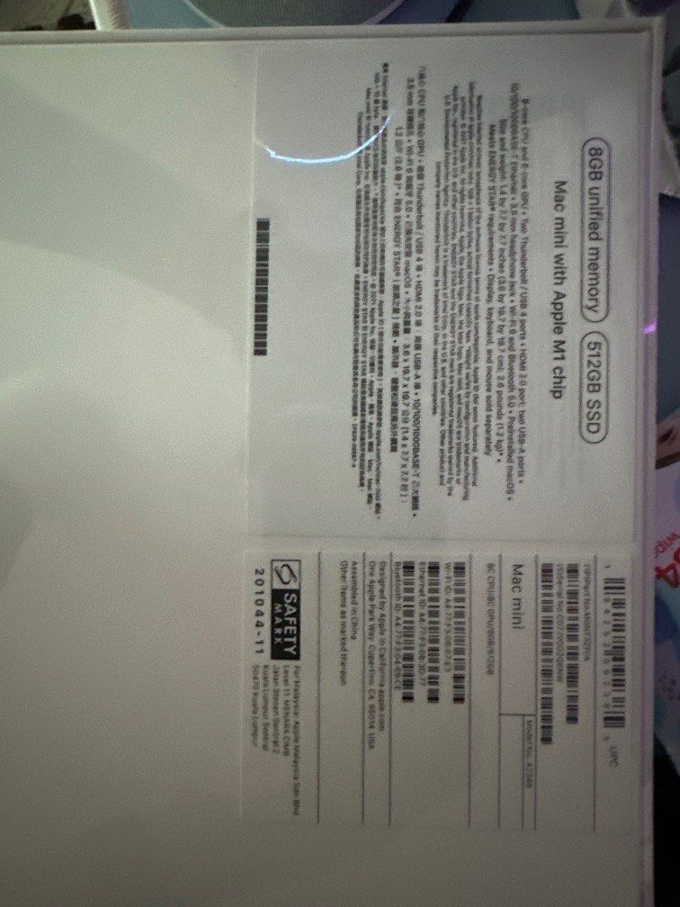 Apple Mac Mini M1 (8gb unified memory 512GB ssd), Computers & Tech ...