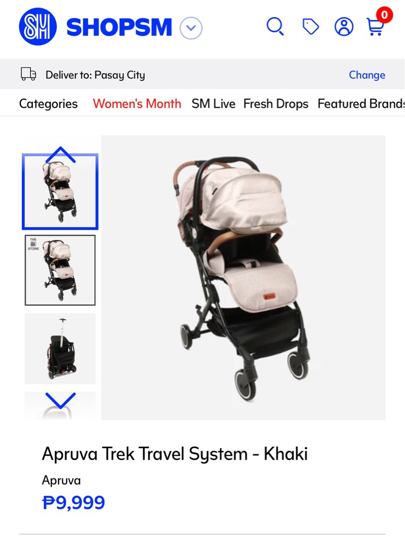 Apruva Trek Stroller plus Car Seat, Babies & Kids, Going Out, Strollers ...