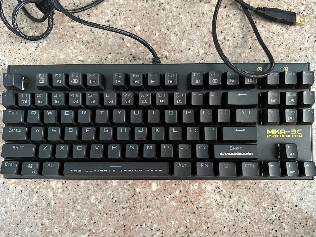 ARMAGGEDDON MKA-3C Psychfalcon Mechanical Keyboard, Computers & Tech ...