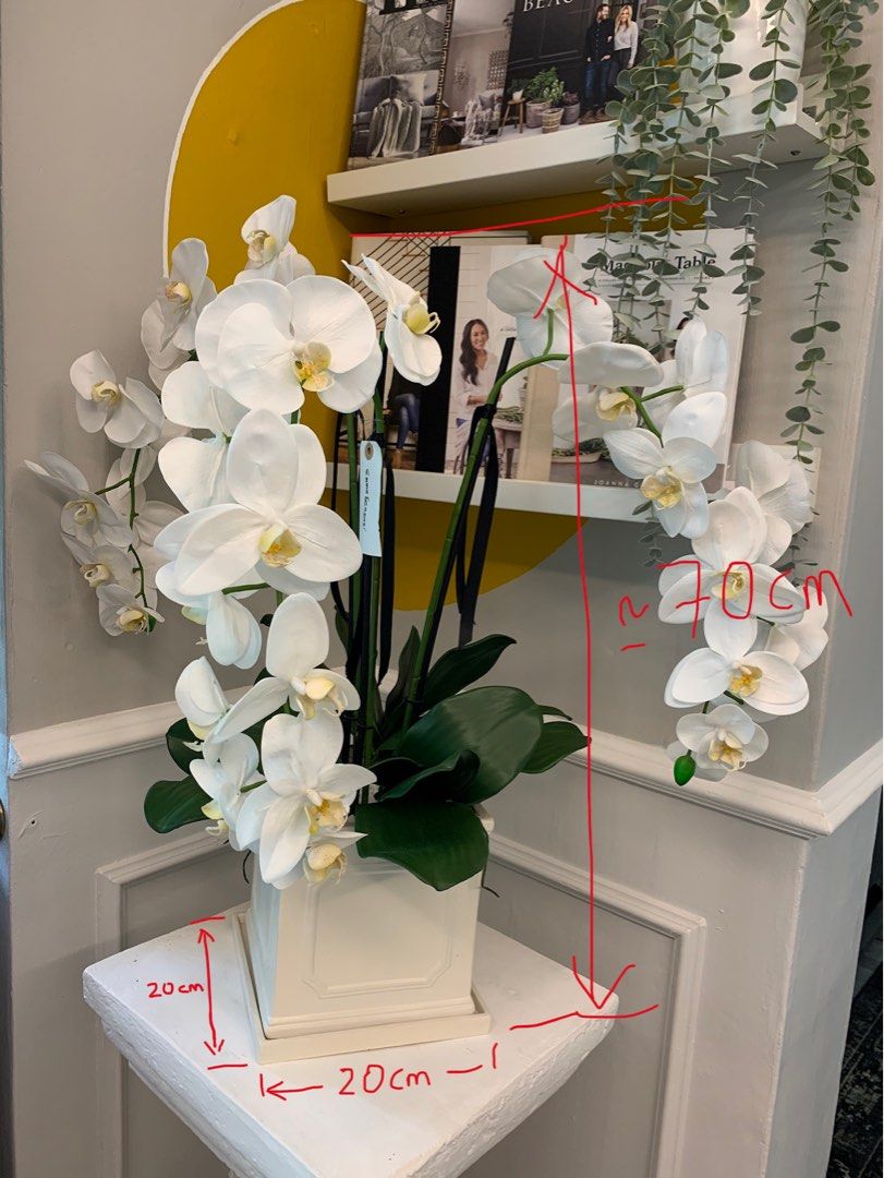 Artificial Orchird, Furniture & Home Living, Gardening, Pots & Planters ...