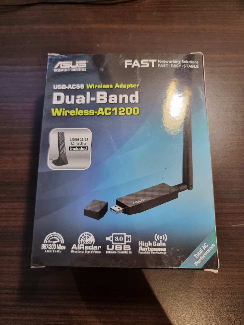 ASUS USB AC-56 Wi-Fi Adapter, Computers & Tech, Parts & Accessories ...