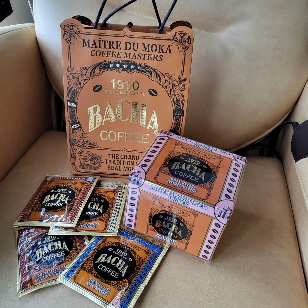 Bacha Coffee Milano Morning Coffee Bag 12pcs Giftbox, Food & Drinks ...