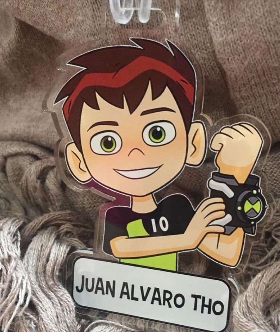 BAG TAG CHARACTER BEN 10 CUSTOM, Hobbies & Toys, Stationery & Craft ...