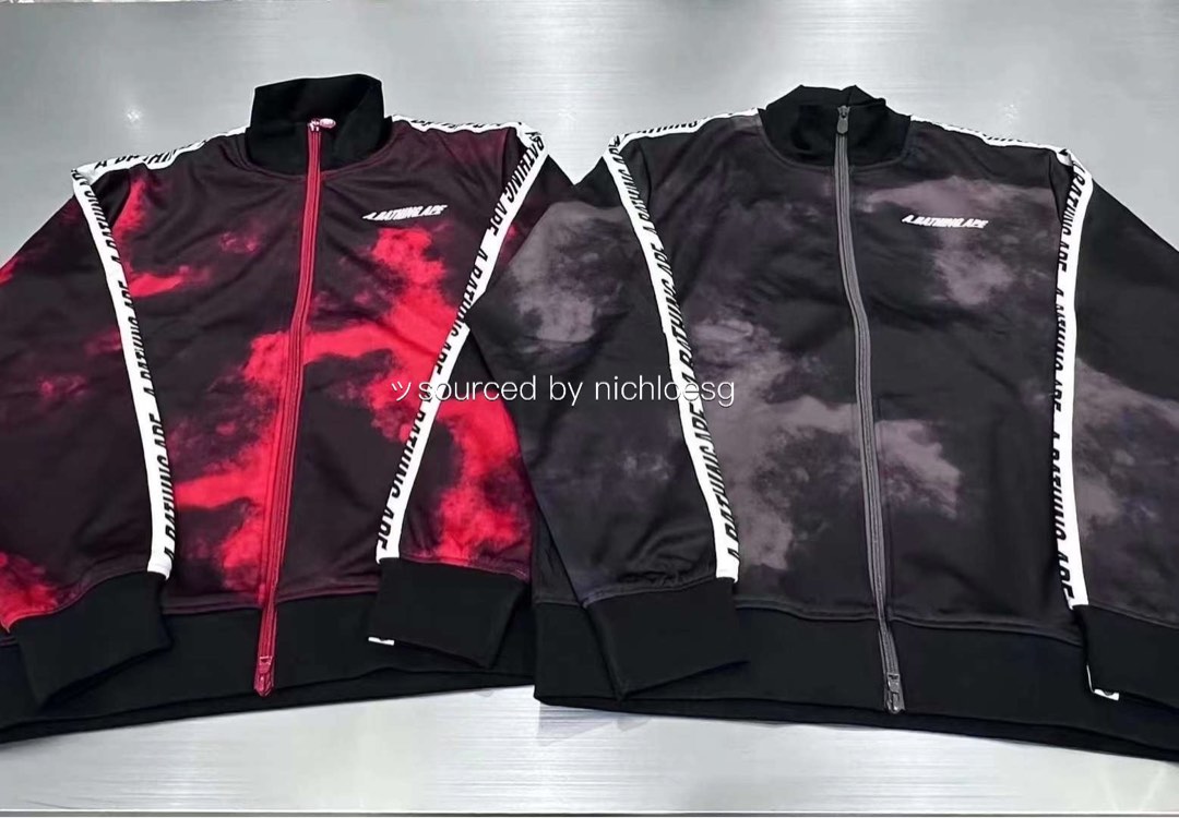 BAPE A BATHING APE TIE DYE TRACK JACKET, Men's Fashion, Tops BAPE A BATHING APE TIE DYE TRACK JACKET, Men's Fashion, Tops