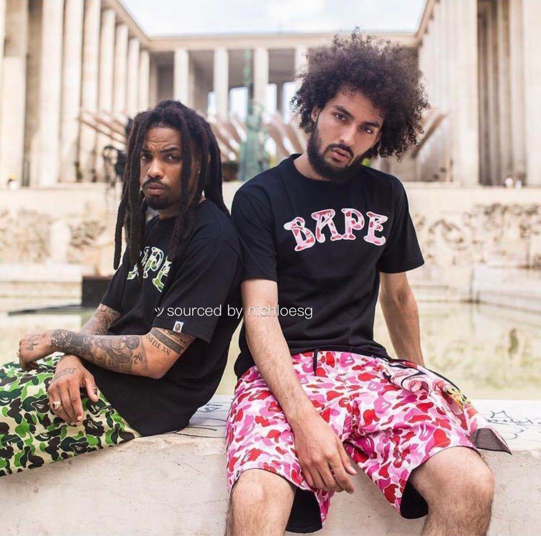 BAPE ABC CAMO BEACH SHORTS, Men's Fashion, Bottoms, Shorts on Carousell