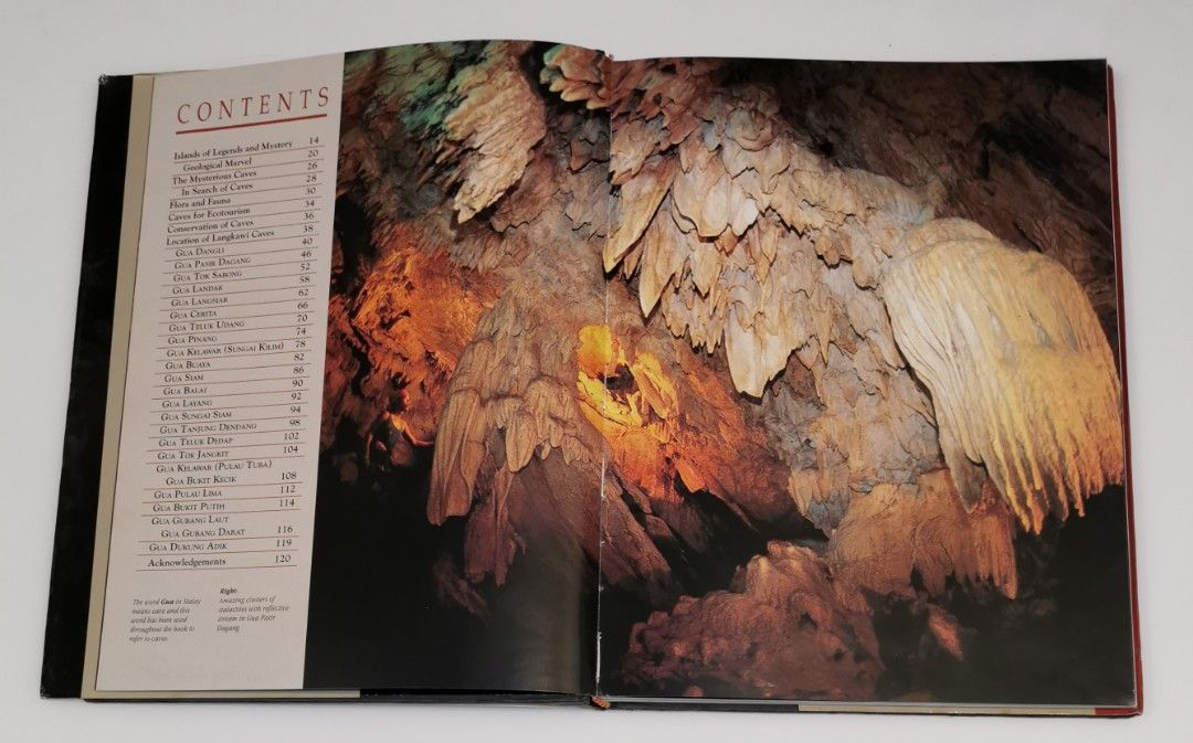 Big hardcover. Mysterious Caves of LANGKAWI, Hobbies & Toys, Books ...