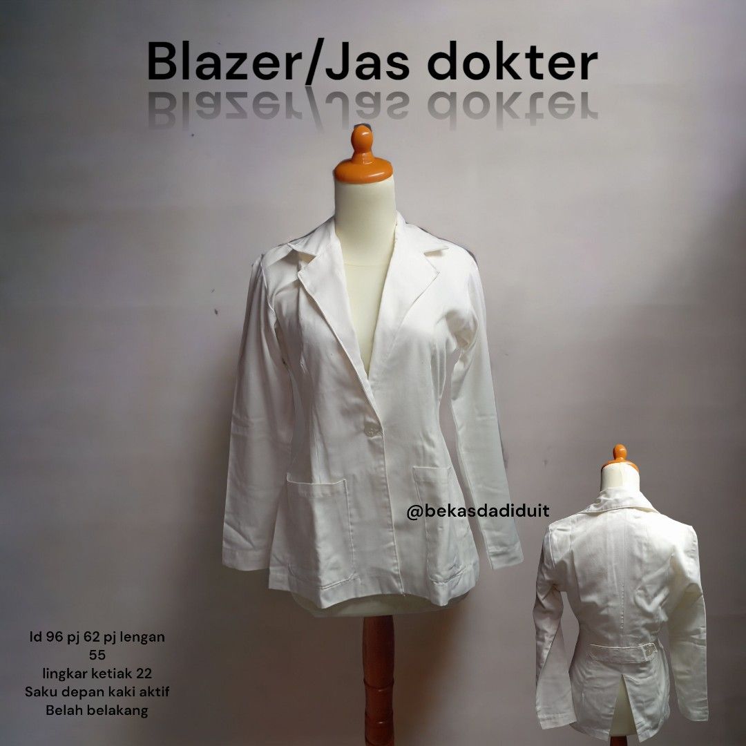 Blazer atau Jas dokter, Fesyen Wanita, Pakaian Wanita, Baju Luaran di ...