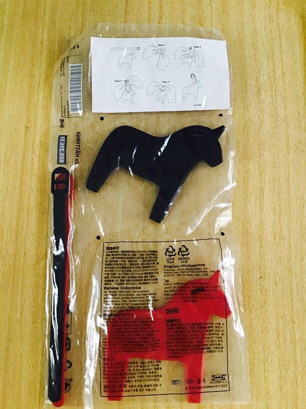 IKEA hasthage luggage tag, Hobbies & Toys, Travel, Luggage on Carousell