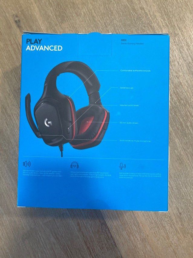 (BNIB) Logitech G331 Stereo Gaming Headset, Audio, Headphones & Headsets on Carousell