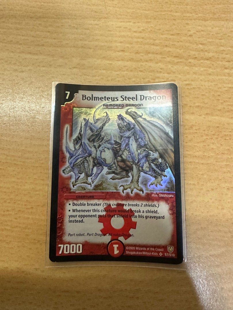Bolmeteus Steel Dragon Super Rare Duel Masters, Hobbies & Toys, Toys & Games on Carousell