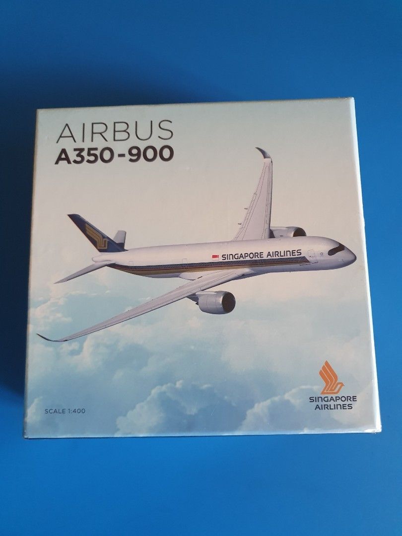 (Brand New) AirBus A350-900 Aeroplane Model Scale 1:400, Hobbies & Toys ...