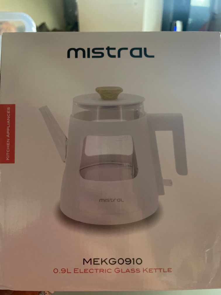 *BRAND NEW* Mistral MEK0910 0.9L Electric Glass Kettle, TV & Home ...
