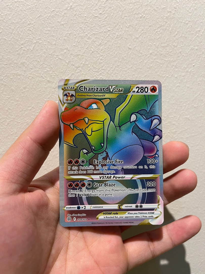 Brilliant Star - Charizard VStar ( Secret ) 174/172, Hobbies & Toys ...