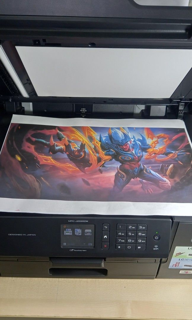 Brother A3 printerFC-J2330DW ( Come with original brother cartridge ...