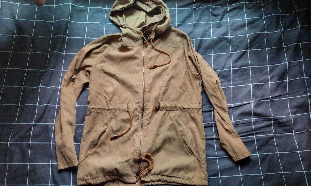 Brown Parka Jacket, Women's Fashion, Coats, Jackets and Outerwear on ...