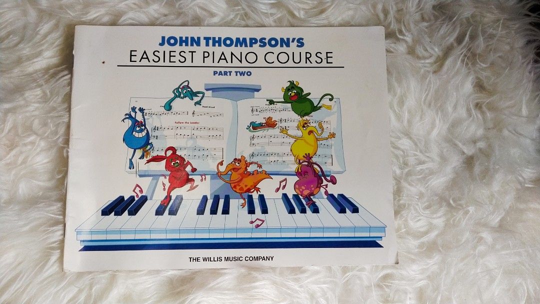 Buku piano John Thompson part 2, Buku & Alat Tulis, Buku Anak-Anak di Carousell