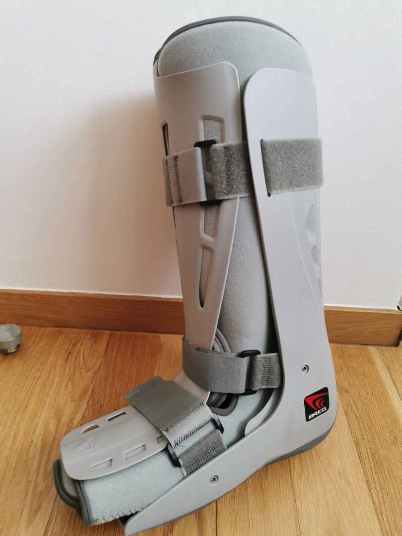 Calf or ankle orthopedic protective leg air cast, Health & Nutrition ...