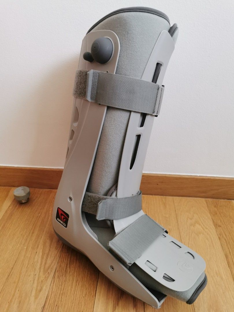 Calf or ankle orthopedic protective leg air cast, Health & Nutrition ...