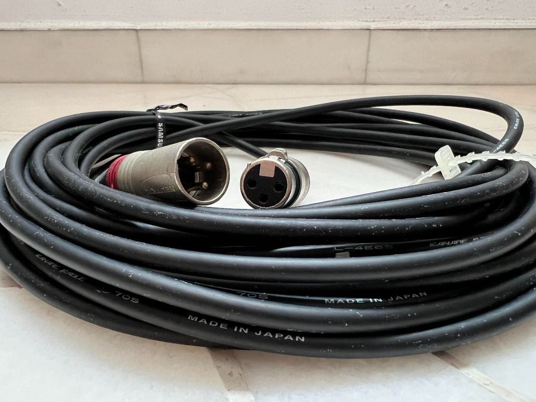 Canare L-4E6S Star Quad Balanced Microphone Cable | XLR Male 3-Pin to XLR Female 3-Pin | 10 ...