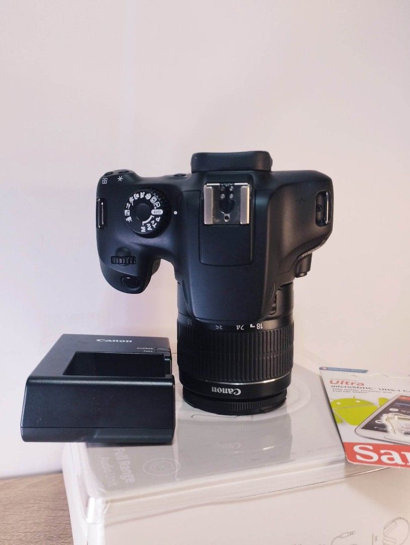 Canon 3000D with 18-55mm Good as New, Photography, Cameras on Carousell