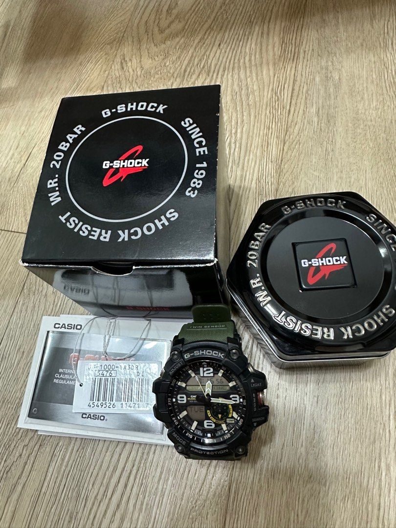 Casio Mudmaster GG-1000-1A3DR, Men's Fashion, Watches & Accessories ...