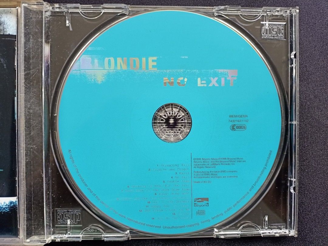 CD Blondie : no exit, Hobbies & Toys, Music & Media, CDs & DVDs on ...