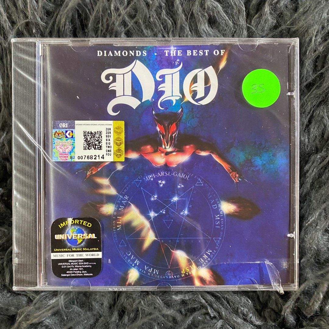 CD DIO DIAMONDS THE BEST OF, Hobbies & Toys, Music & Media, CDs & DVDs ...