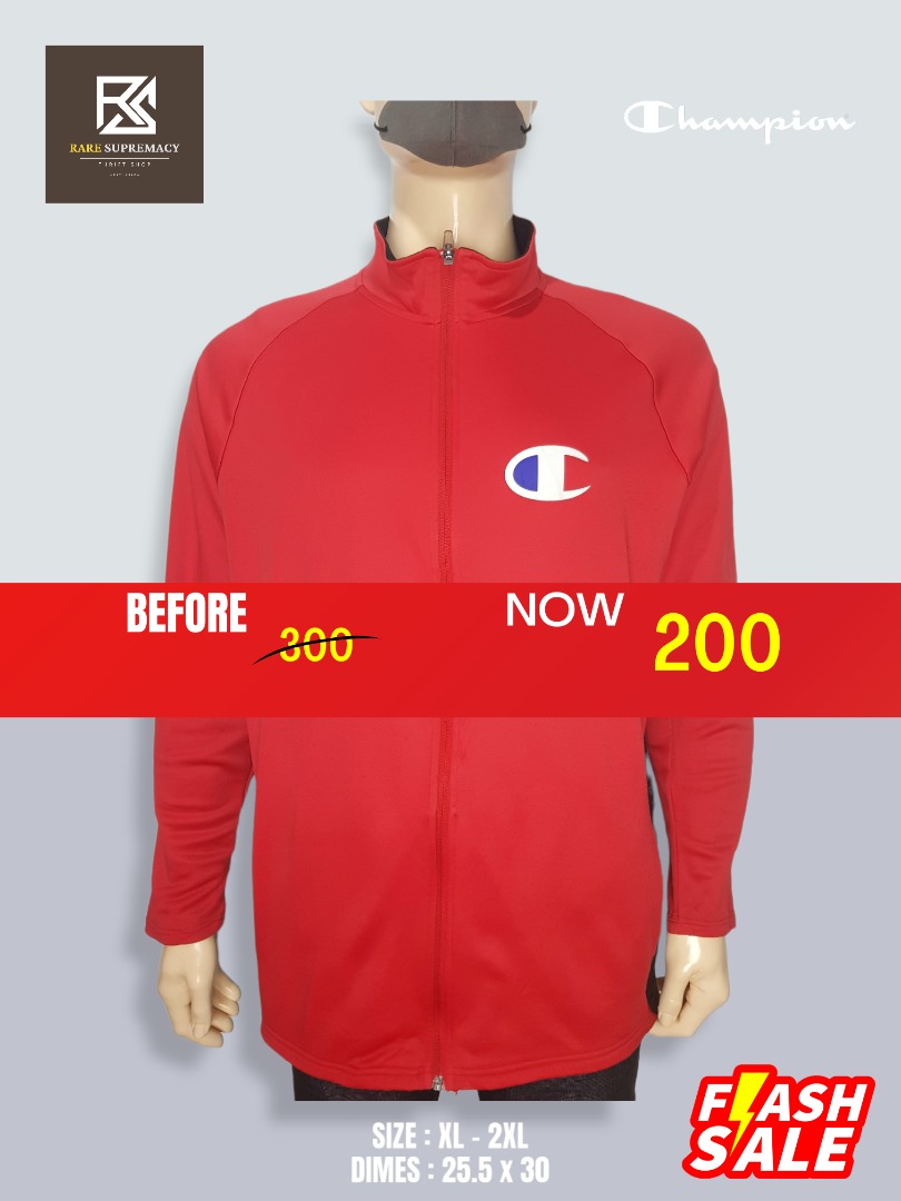 Champion Track Top Jacket on Carousell