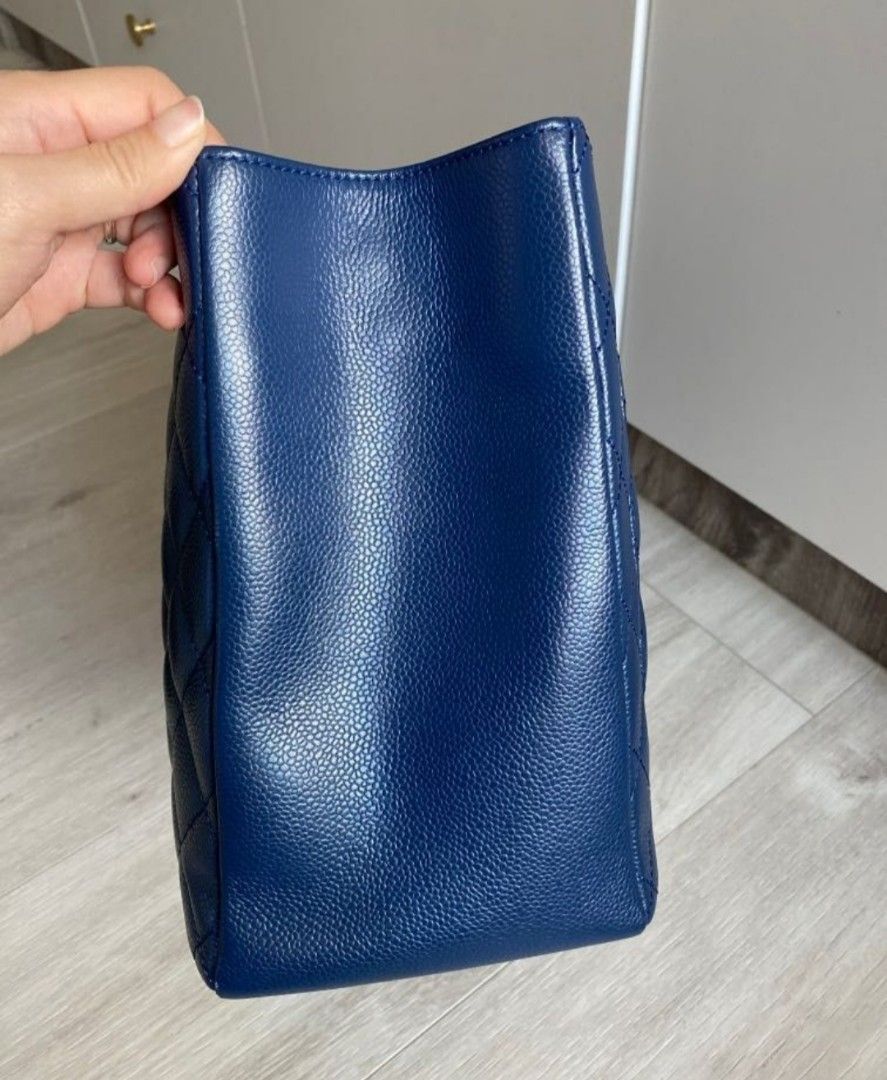 Chanel GST in Navy Blue SHW, Luxury, Bags & Wallets on Carousell