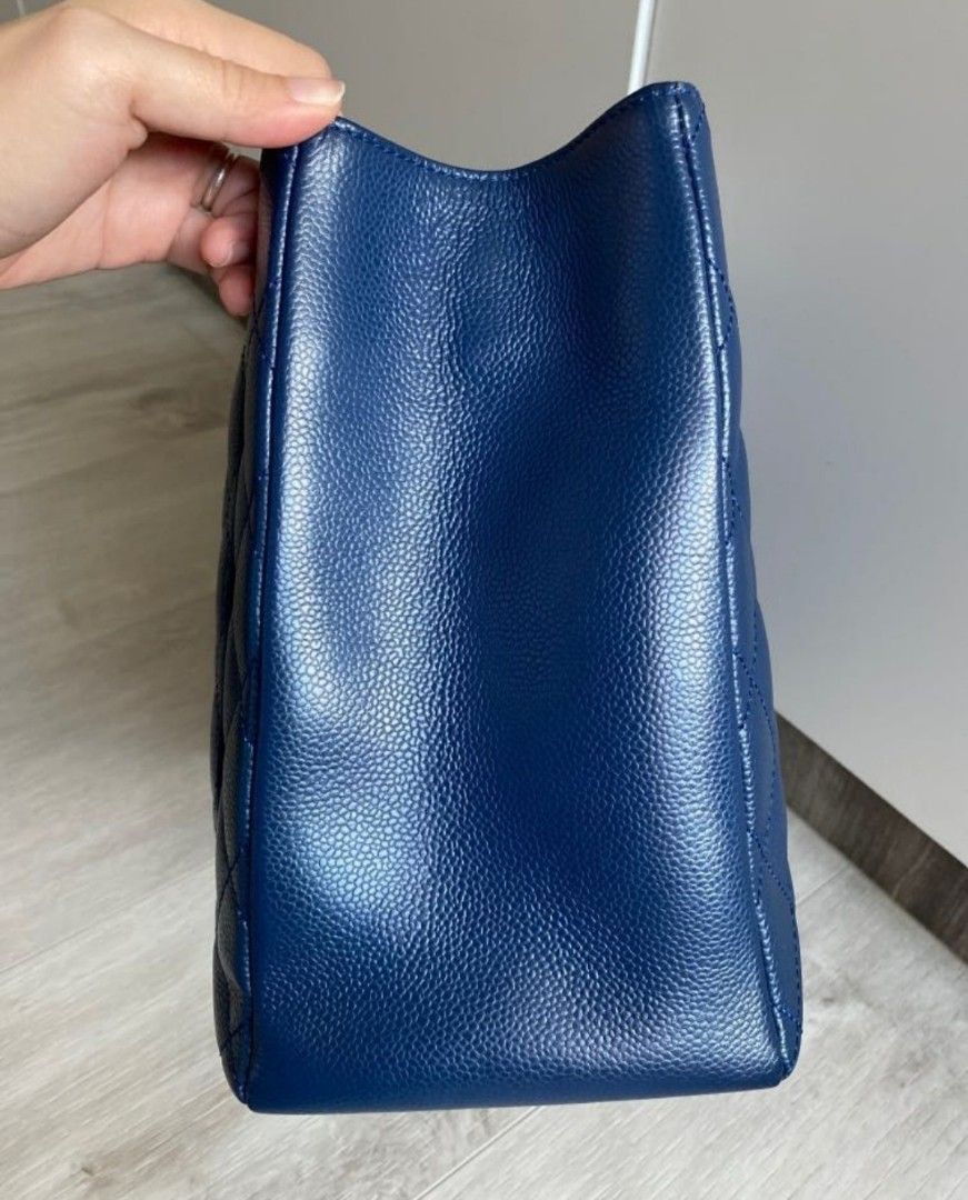 Chanel GST in Navy Blue SHW, Luxury, Bags & Wallets on Carousell