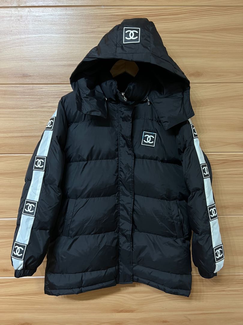 Chanel Track Puffer Jacket on Carousell